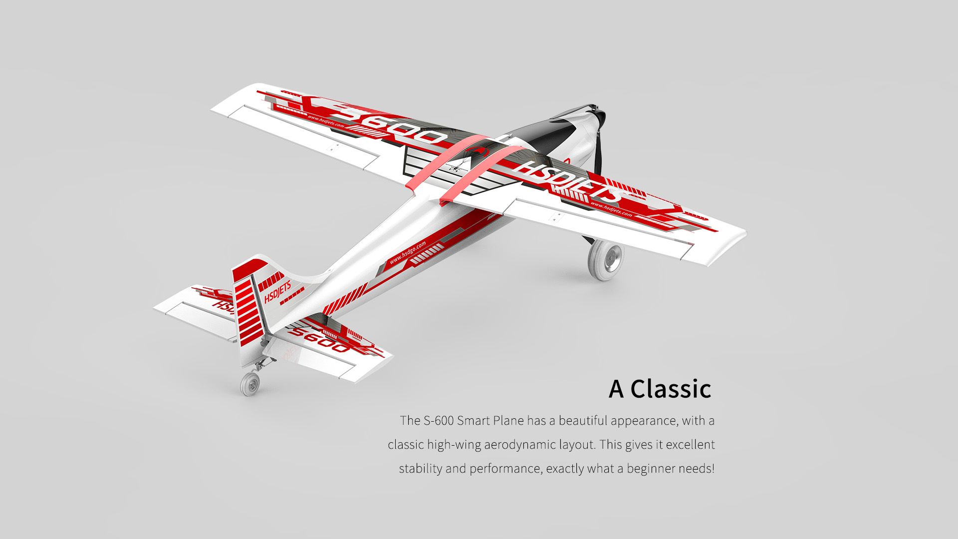 HSDJETS 1300mm S600 Intelligent RC Smart Plane - RC Jet Center