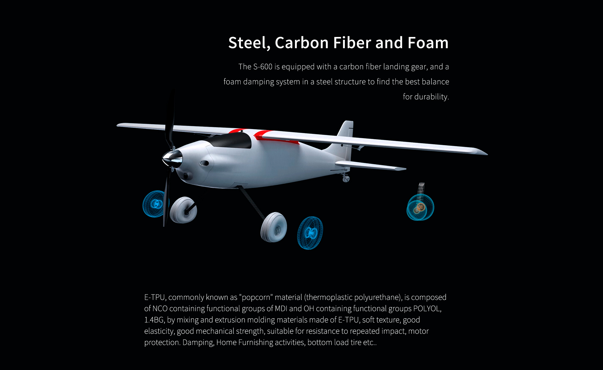 HSDJETS 1300mm S600 Intelligent RC Smart Plane - RC Jet Center