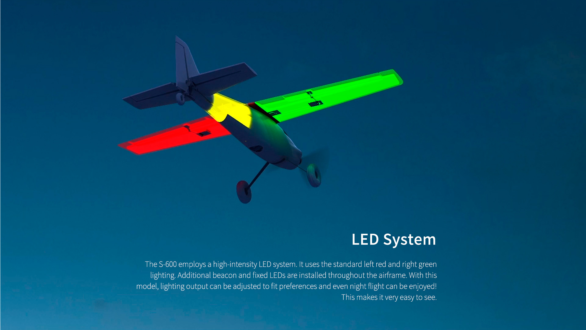 HSDJETS 1300mm S600 Intelligent RC Smart Plane - RC Jet Center