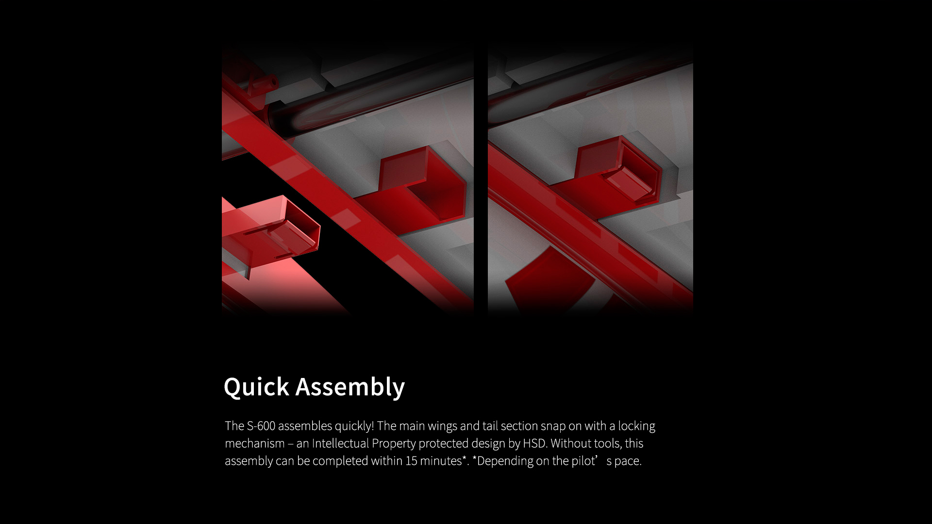 HSDJETS 1300mm S600 Intelligent RC Smart Plane - RC Jet Center