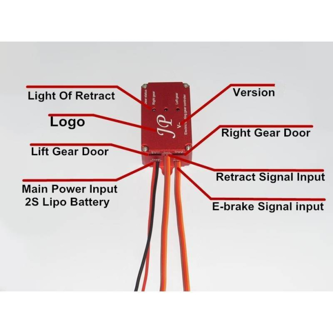JP Hobby Bicycle Controller Retract Box ER-150 V2 Landing Gear with ...