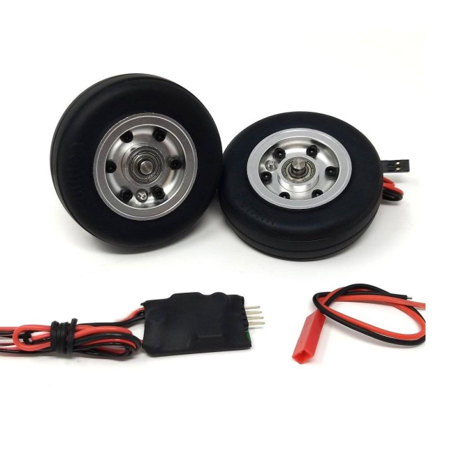 JP Hobby Electric Brake with 2x 63/20mm Wheels (5mm axle) - RC Jet Center