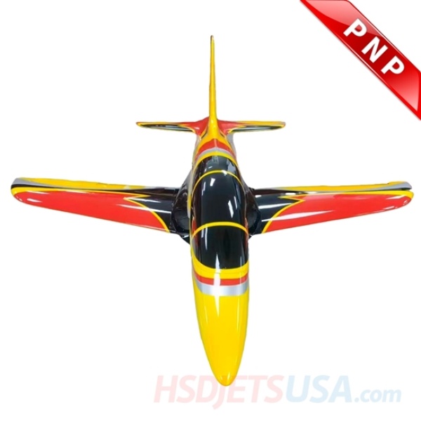 HSDJETS FRP Viper Black Yellow PNP (TURBINE JET) - RC Jet Center