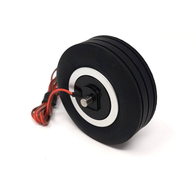 JP Hobby Electric Brake with 2x 75/25mm Wheels (6mm axle) - RC Jet Center