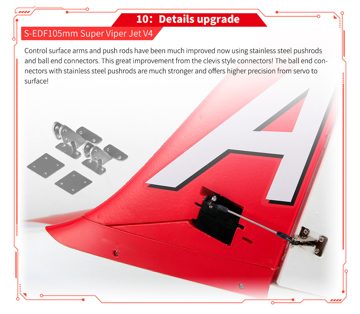 HSDJETS 105mm EDF Super Viper V4 White - RC Jet Center