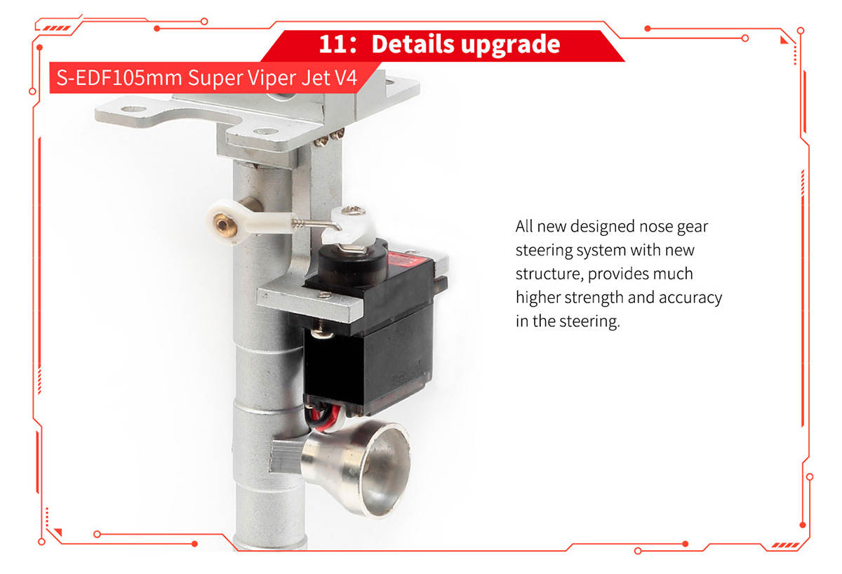 HSDJETS 105mm EDF Super Viper V4 White - RC Jet Center