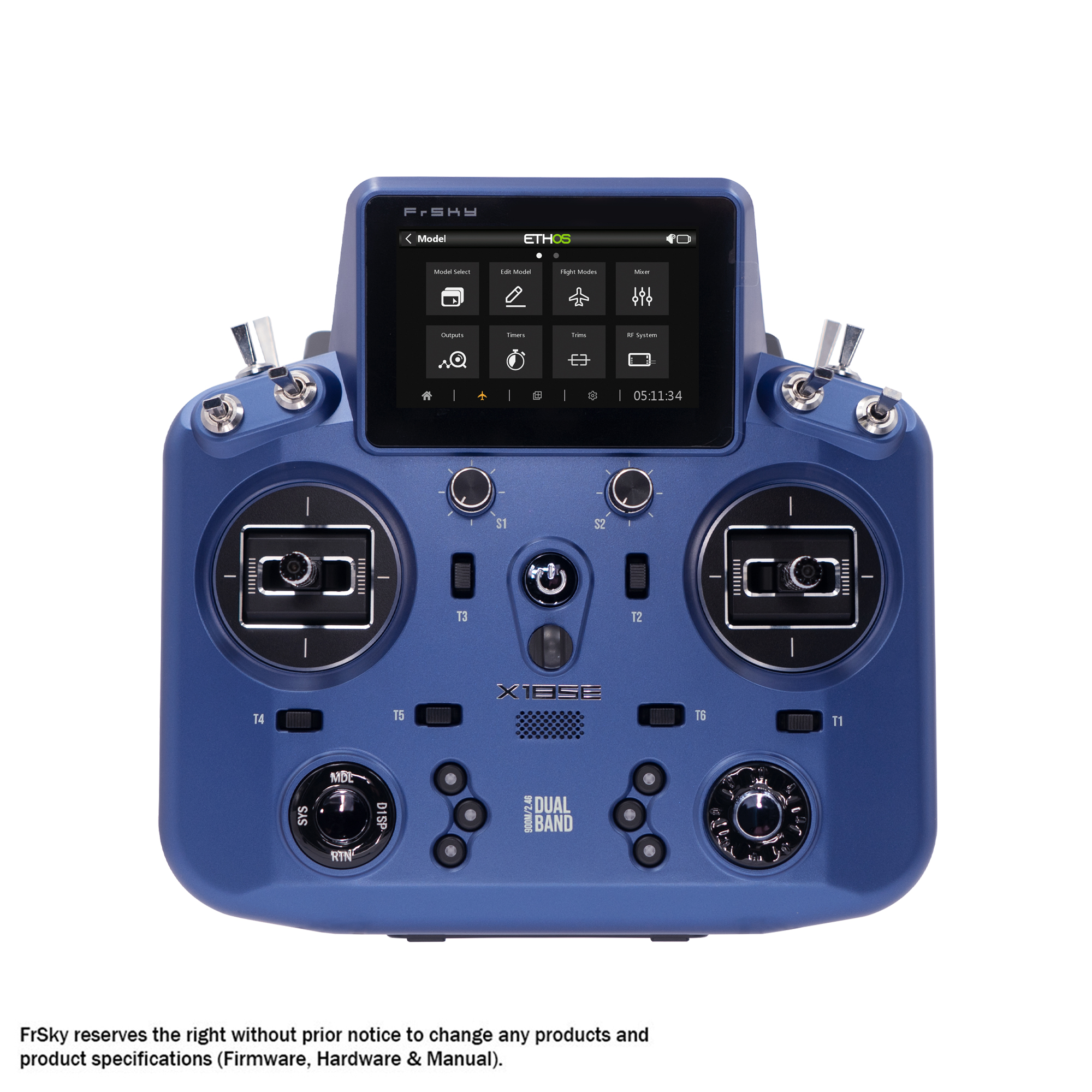 FrSky Tandem X18SE 900MHz/2.4GHz Dual Band Blue color Transmitter - RC ...