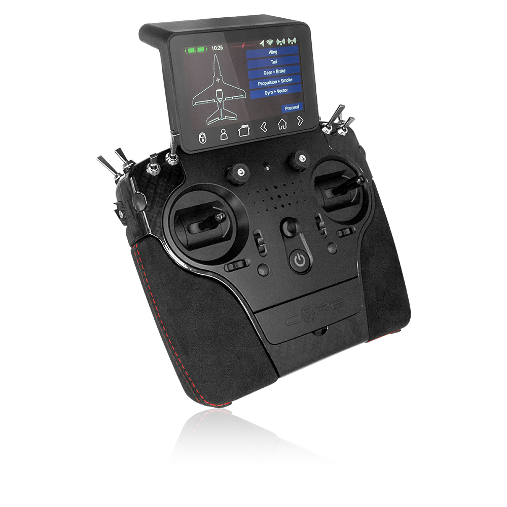 Radio system CORE handheld version black in set - RC Jet Center